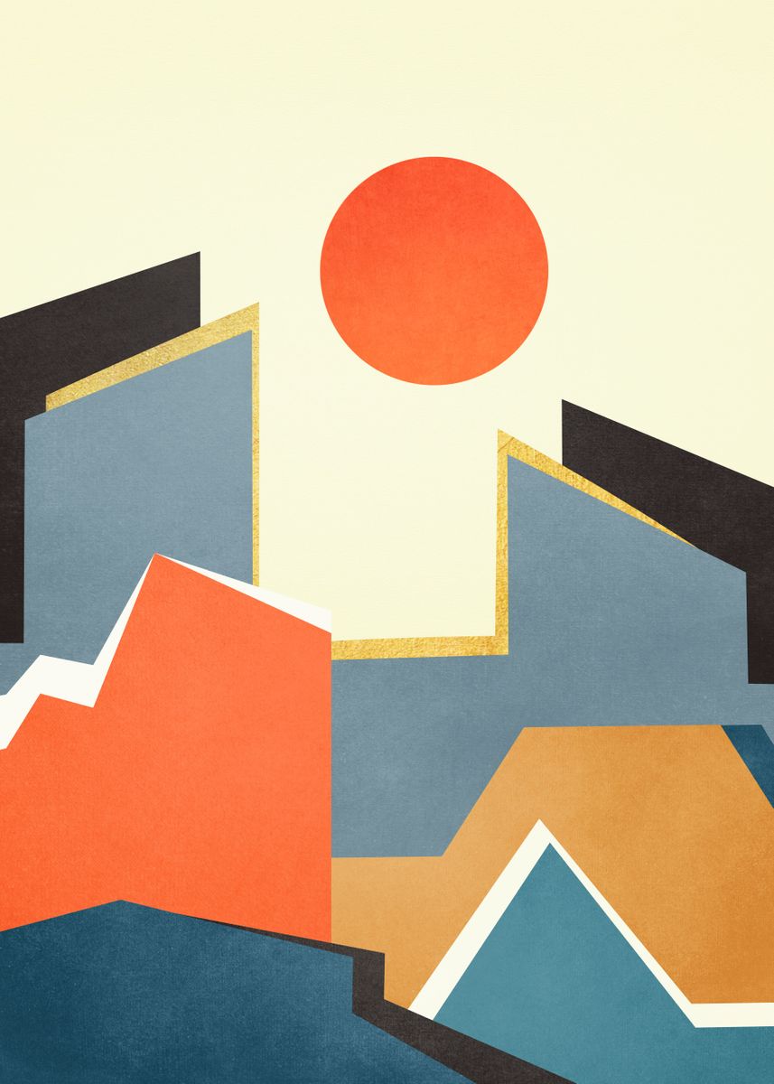 'Abstract Architecture 03' Poster by Marco Gonzalez | Displate