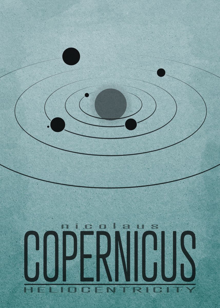'Nicolaus Copernicus' Poster, picture, metal print, paint by Nerdiful ...