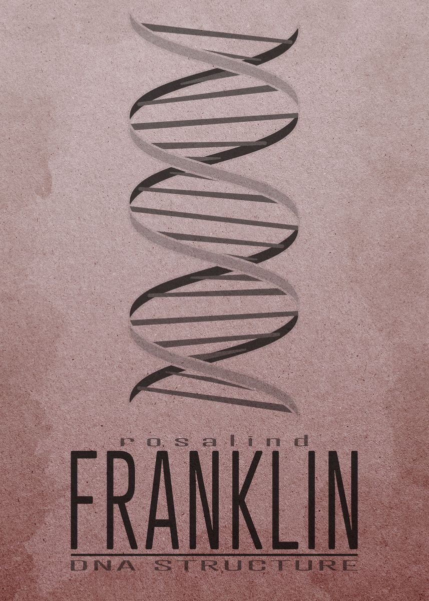 'Rosalind Franklin' Poster by Nerdiful Art | Displate