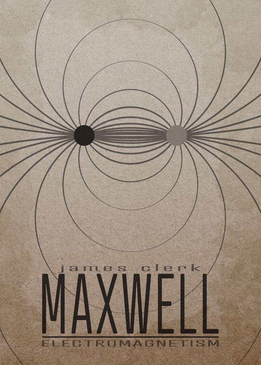 'James Clerk Maxwell' Poster, picture, metal print, paint by Nerdiful ...