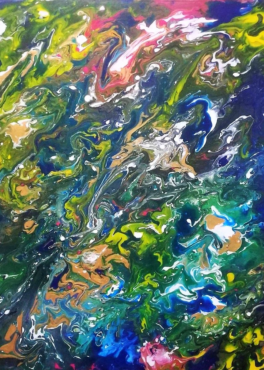 'The Ebb and Flow of Life' Poster by Cheryl Bercasio | Displate