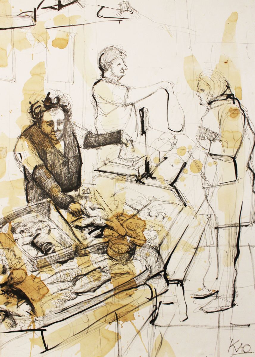 'Riga market ' Poster by Caoviet Nguyen | Displate