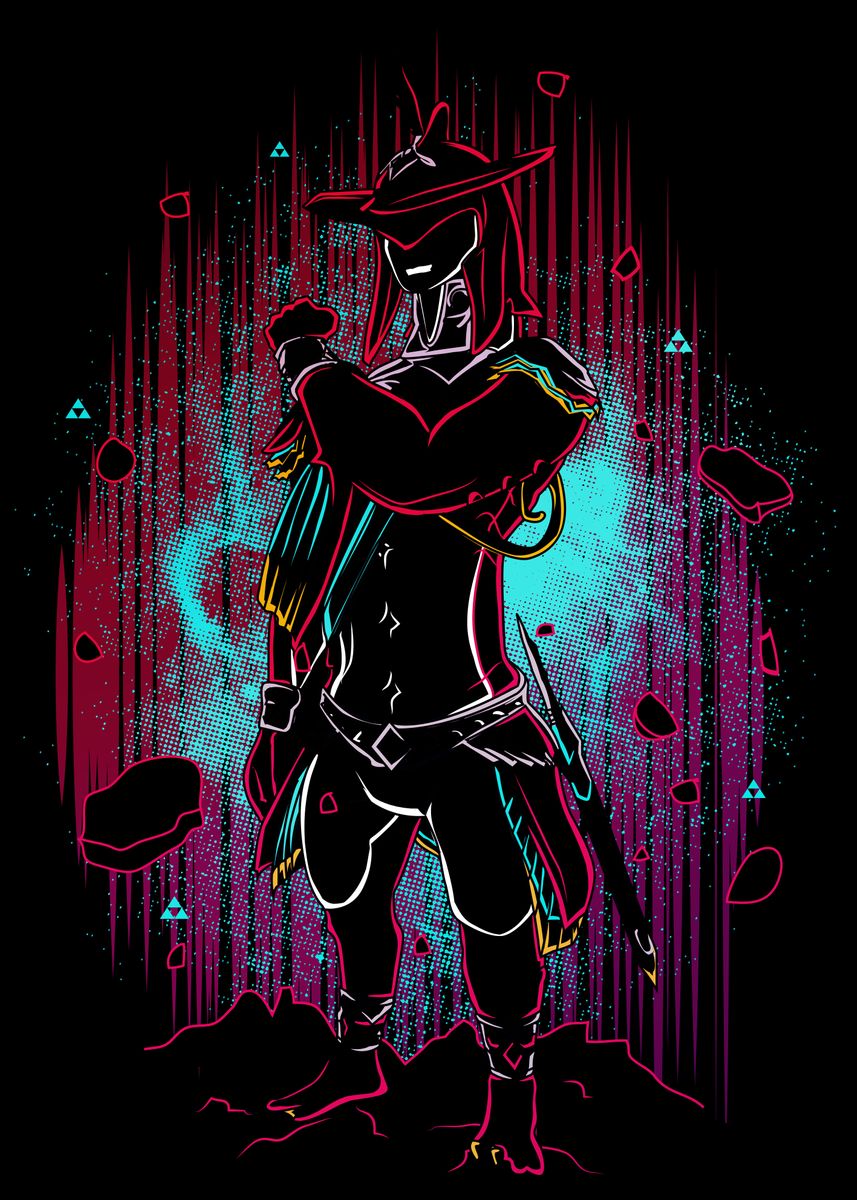 'Shadow of the prince' Poster, picture, metal print, paint by Donnie ...