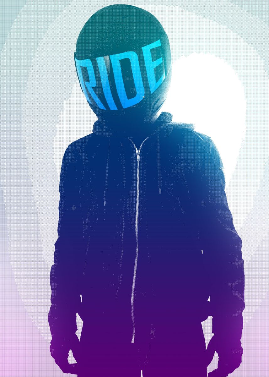 'RIDE' Poster by Danny Guo | Displate