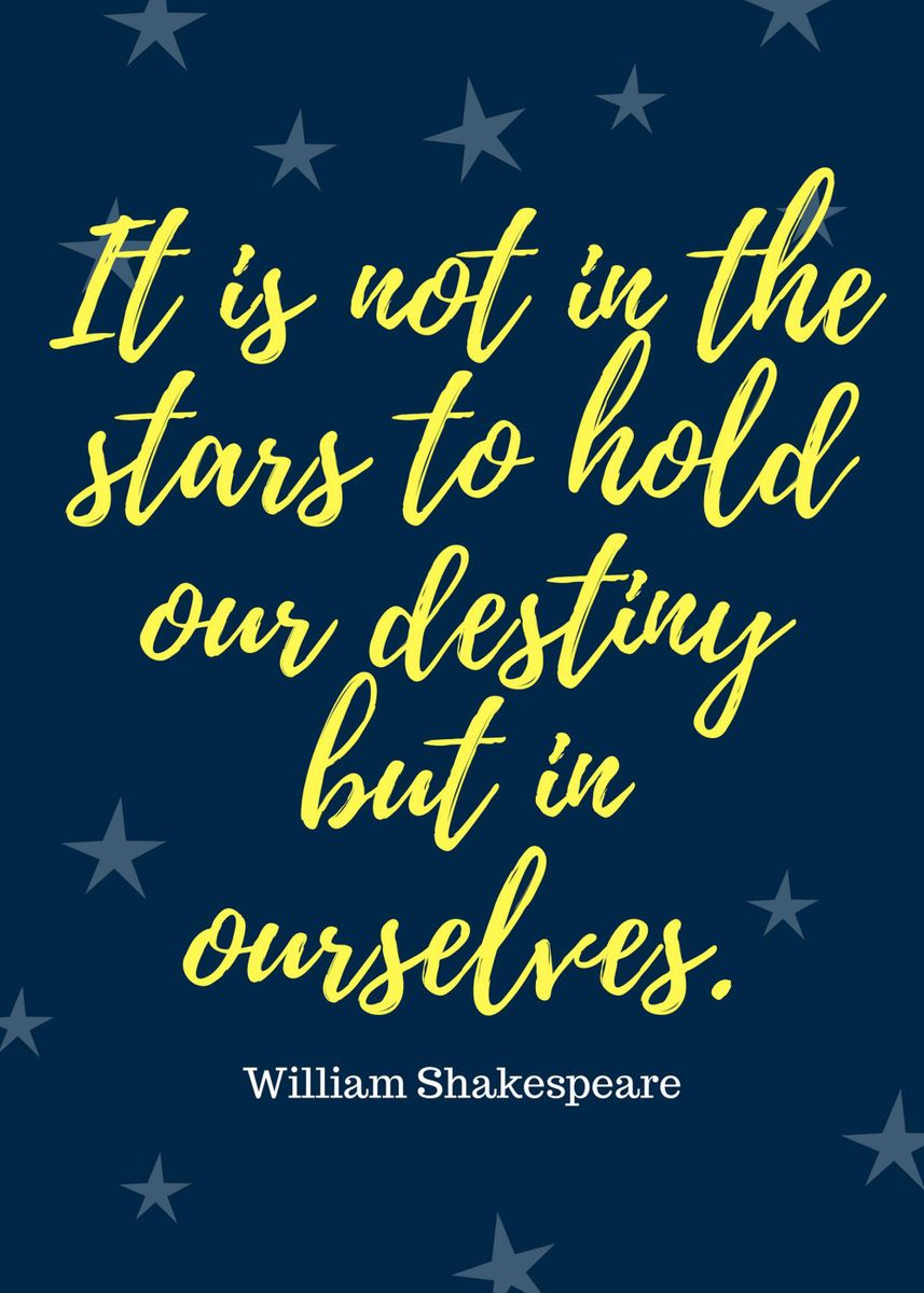 'STAR QUOTE' Poster, picture, metal print, paint by Manuel de los ...
