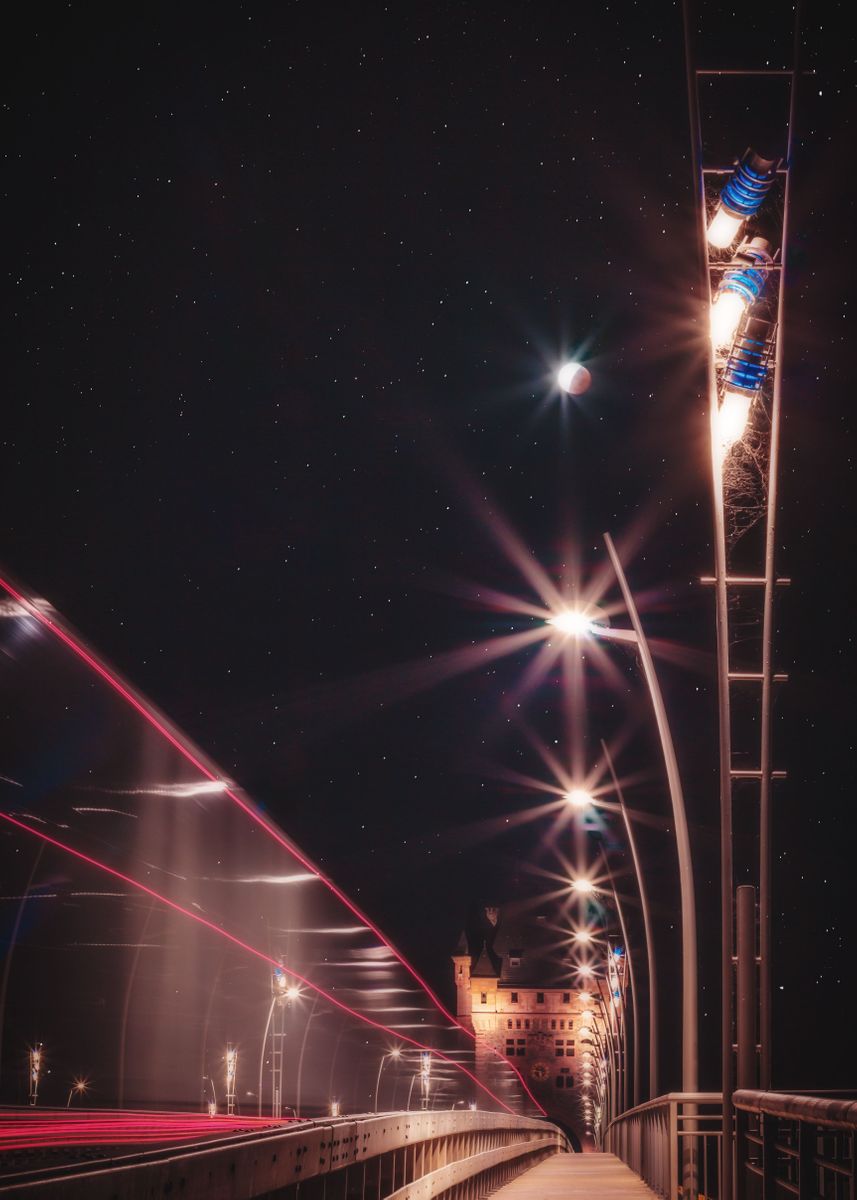 'Lunar Eclipse' Poster, picture, metal print, paint by Marc Braner ...