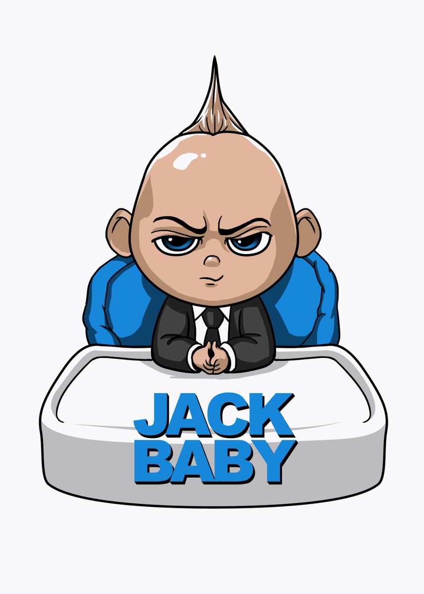 'Jack Baby' Poster, picture, metal print, paint by vp trinidad | Displate