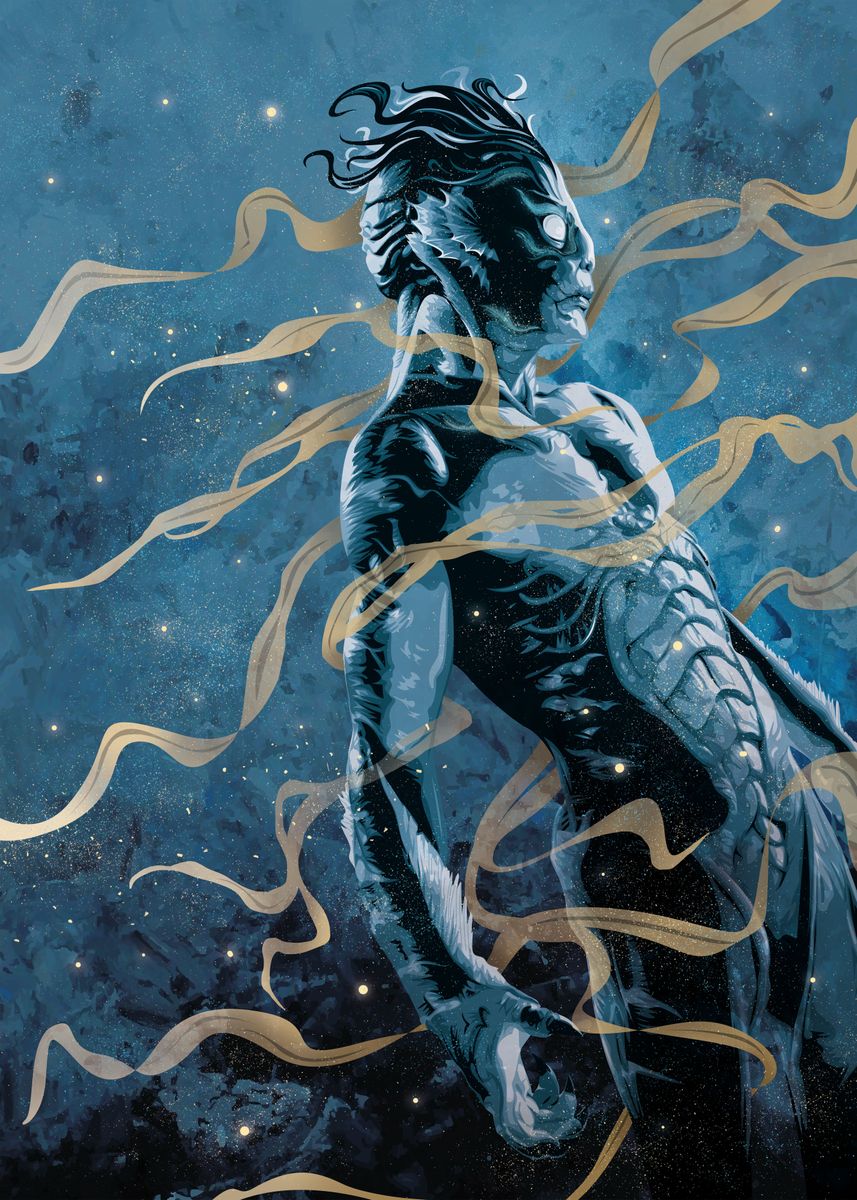 'River God' Poster, picture, metal print, paint by Guillaume Vasseur ...