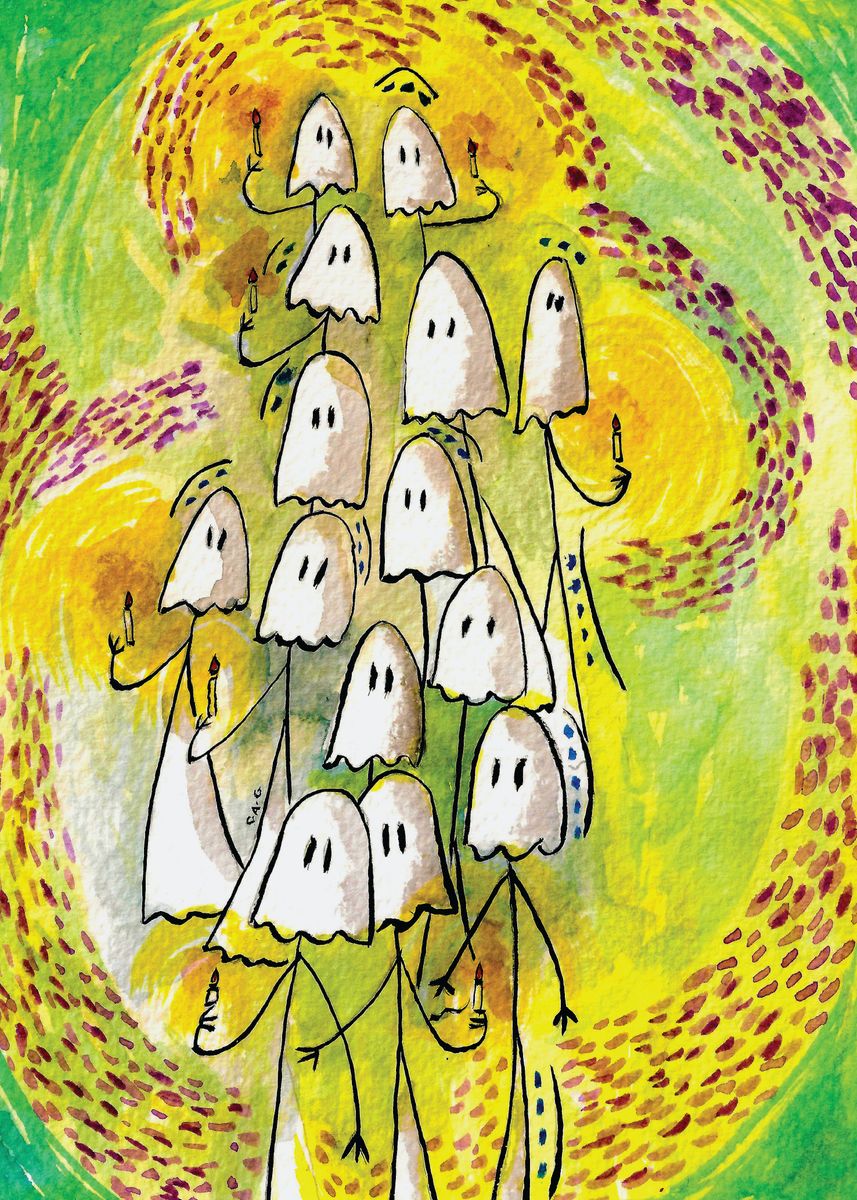 'Good Friday Procession' Poster, picture, metal print, paint by Clive ...