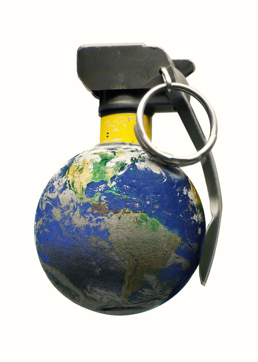 'Grenade Earth' Poster by | Displate
