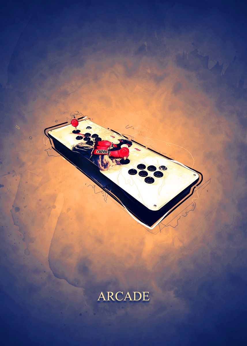 'Arcade / gaming' Poster, picture, metal print, paint by Gab Fernando ...