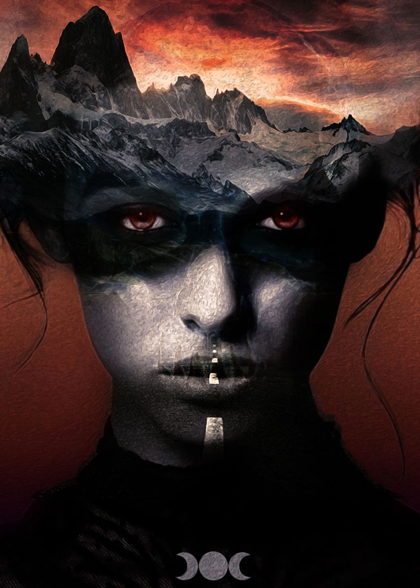 'Samhain ' Poster, picture, metal print, paint by Trintin Rollins ...