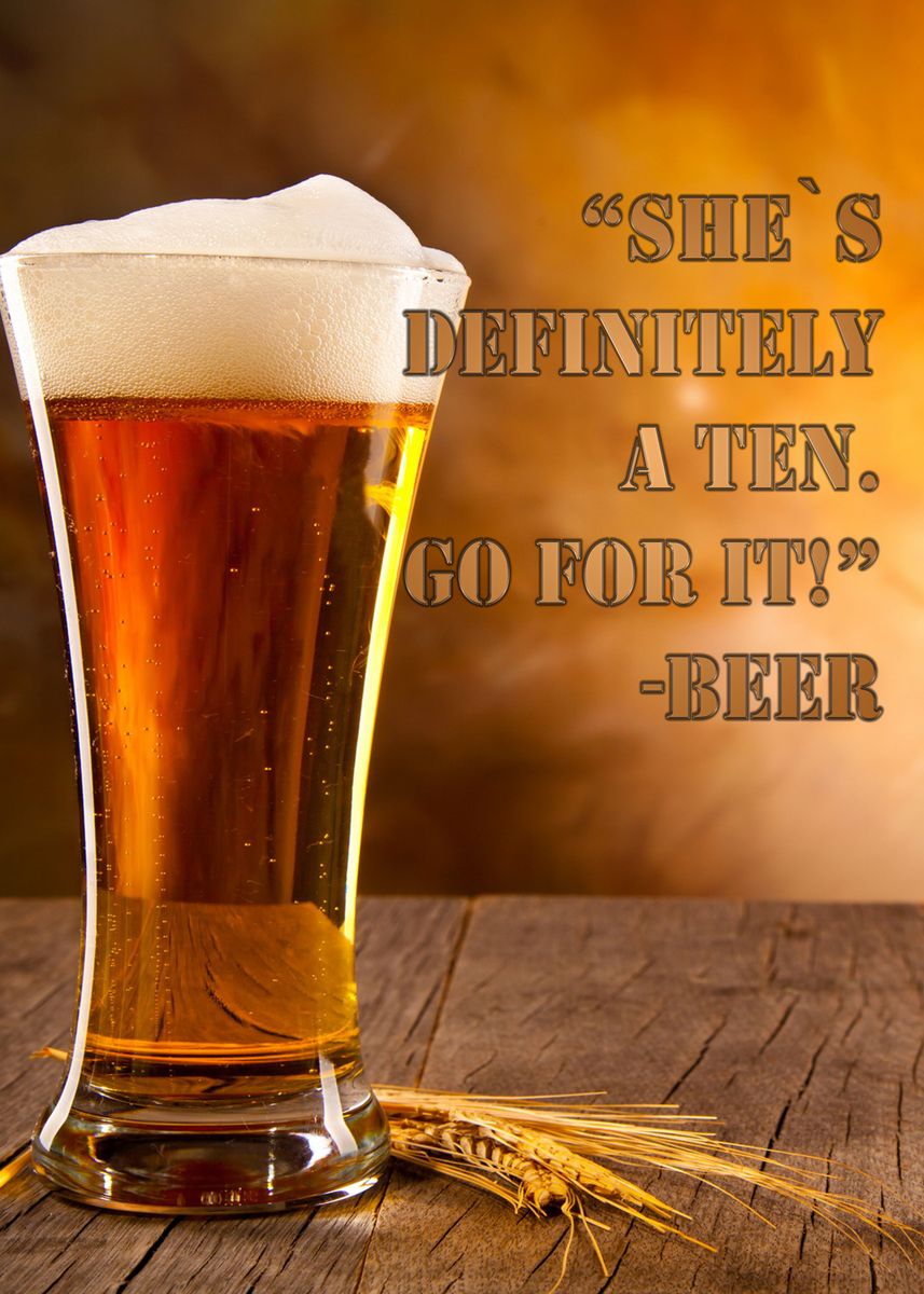 'Mancave Beer Poster' Poster by TopCat Design | Displate