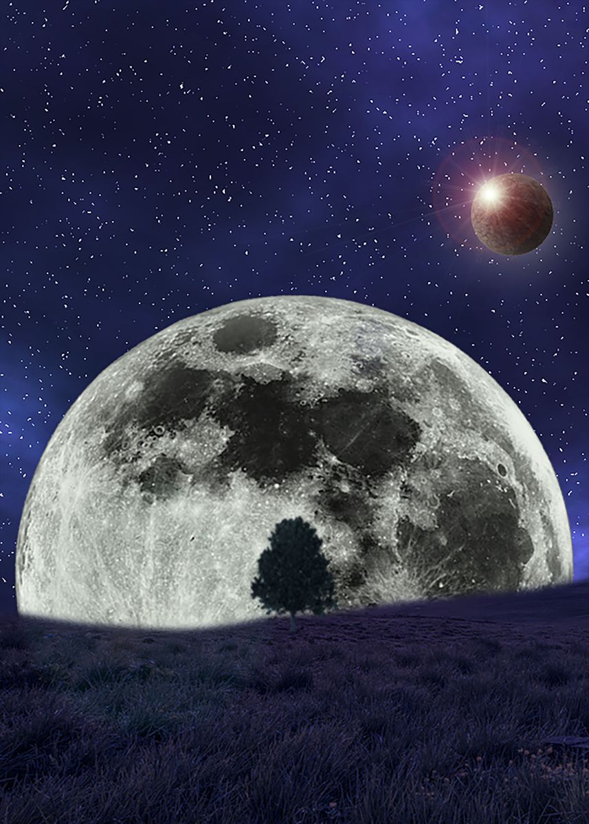 'Night view' Poster by Abdelrahman Yasser | Displate