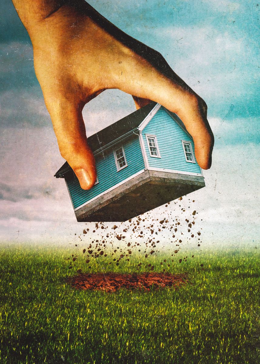 'Pluck' Poster, picture, metal print, paint by seam less | Displate