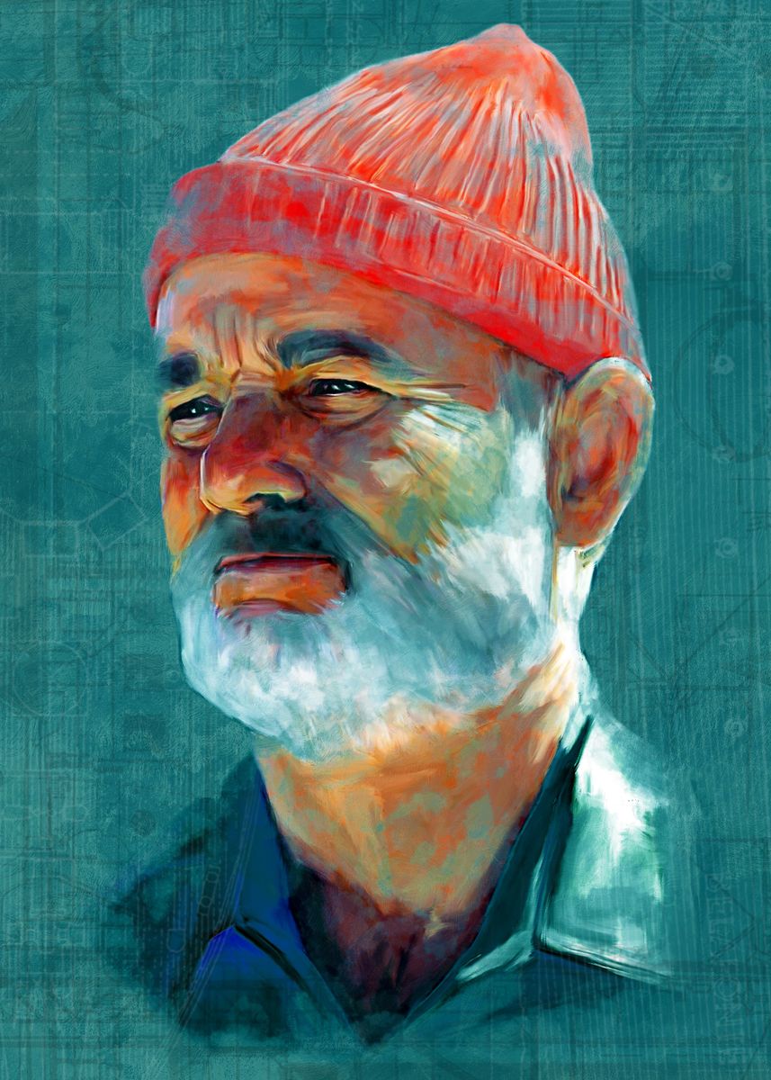 'A Tribute to Bill Murray' Poster, picture, metal print, paint by ...