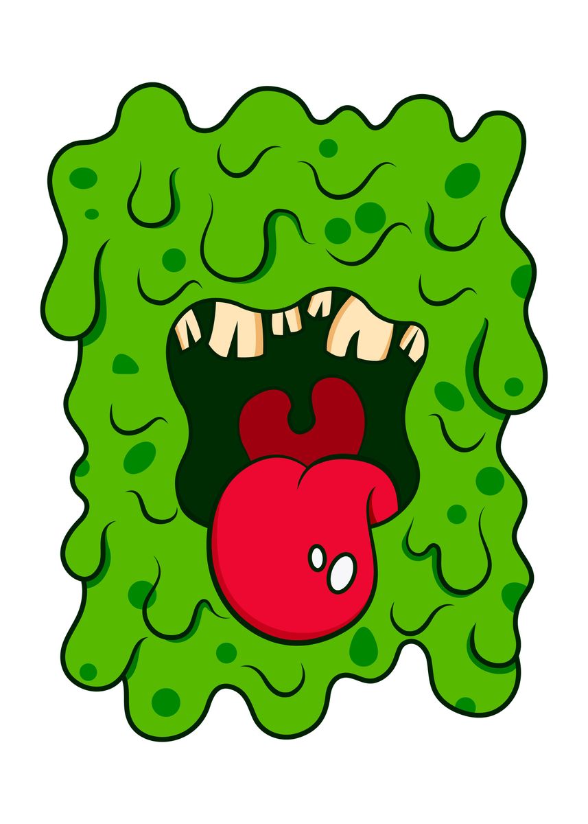 'Melted Monster' Poster by Luis Villarroel | Displate