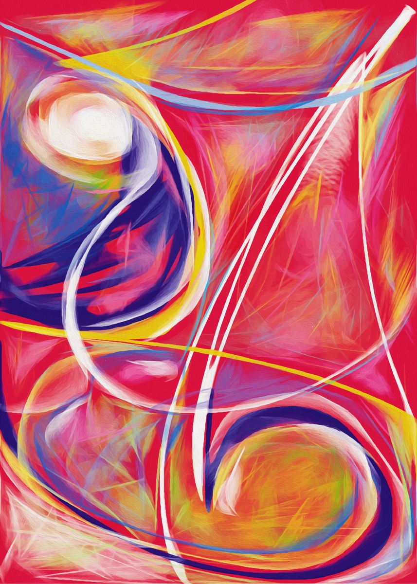 'abstract nature' Poster, picture, metal print, paint by athi pool ...