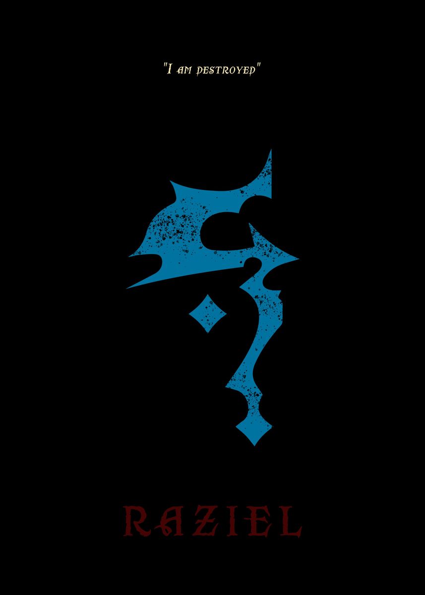 'Raziel (SR1 Symbol)' Poster by Royston Malcomber | Displate
