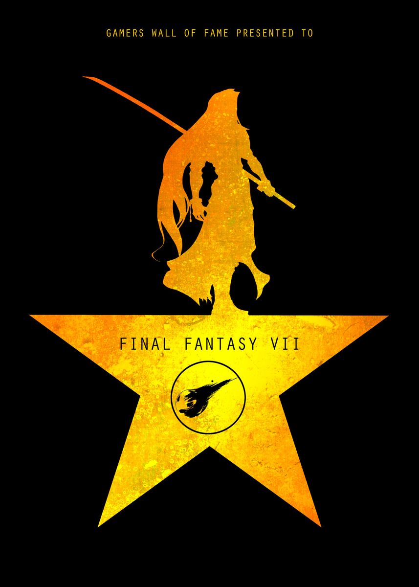 'Final Fantasy / Wall of Fame' Poster, picture, metal print, paint by ...