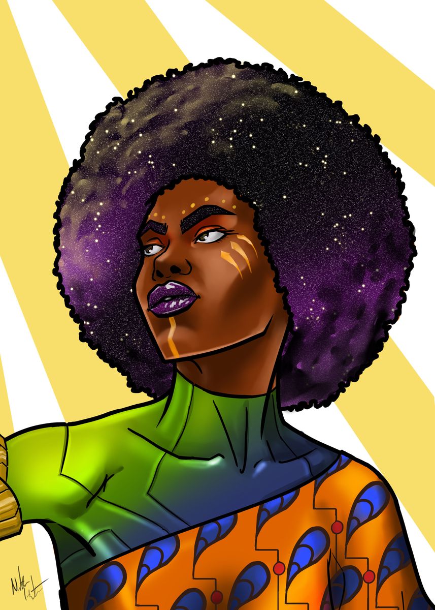 'Her' Poster, picture, metal print, paint by Nathan Hawthorne | Displate