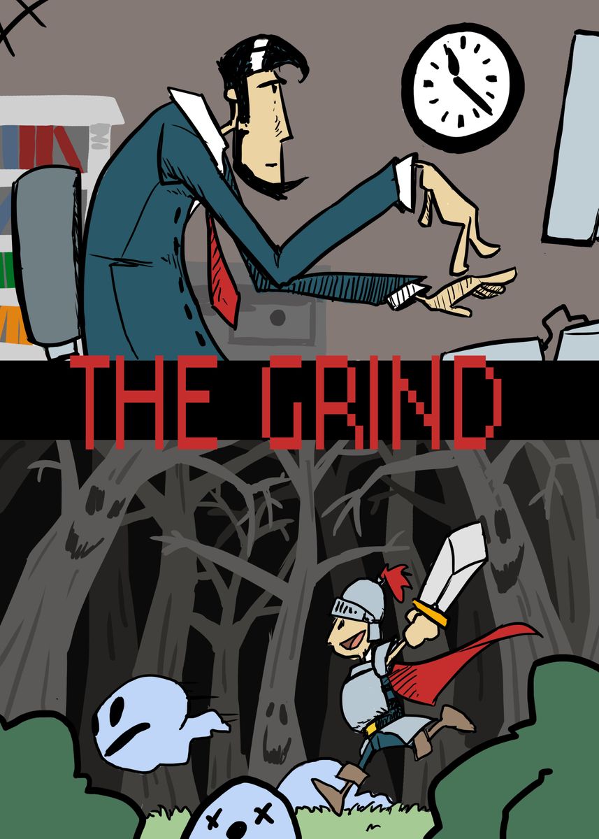 'THE GRIND' Poster, picture, metal print, paint by Joachim Doujak ...