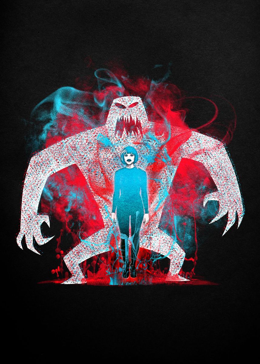 'The Machine that Bleeds' Poster, picture, metal print, paint by Victor ...