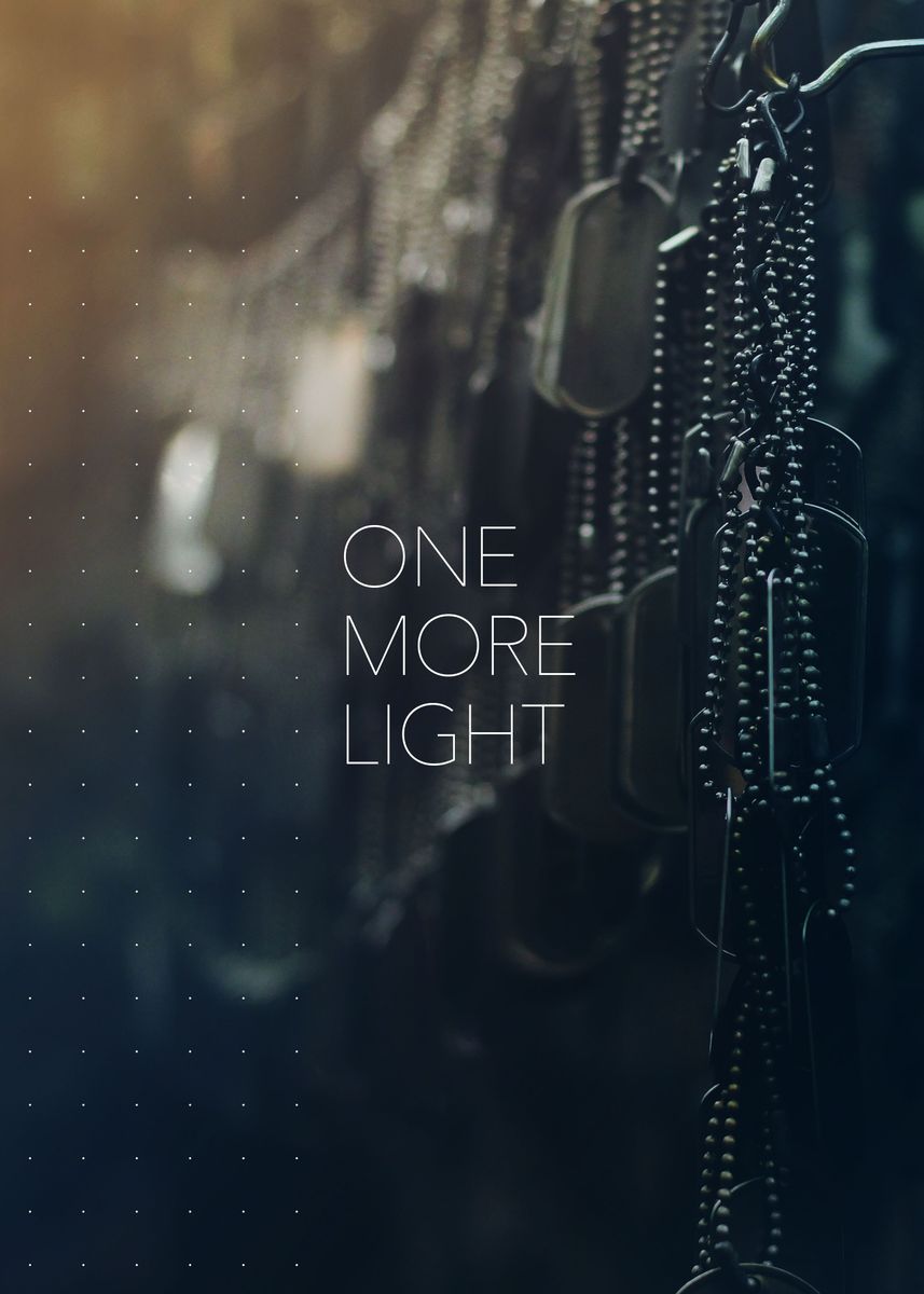 'One More Light' Poster, picture, metal print, paint by Alex | Displate