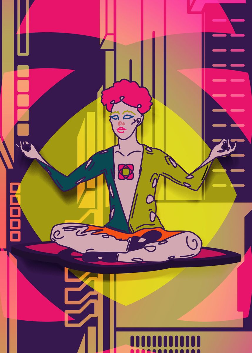 'Future Self' Poster by Roxana Jitaru | Displate