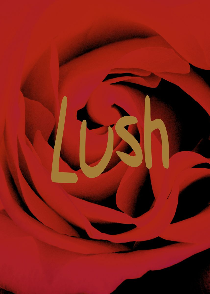 'Lush' Poster, picture, metal print, paint by Donna Carter | Displate