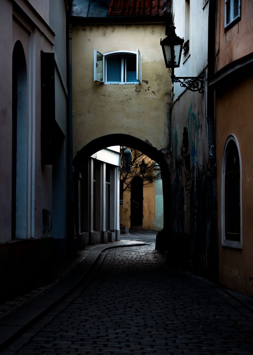 'Dark Alleyway' Poster, picture, metal print, paint by Svetlana Sewell ...