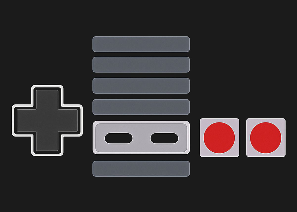 'NES - 1983' Poster by Daniel Gaze | Displate