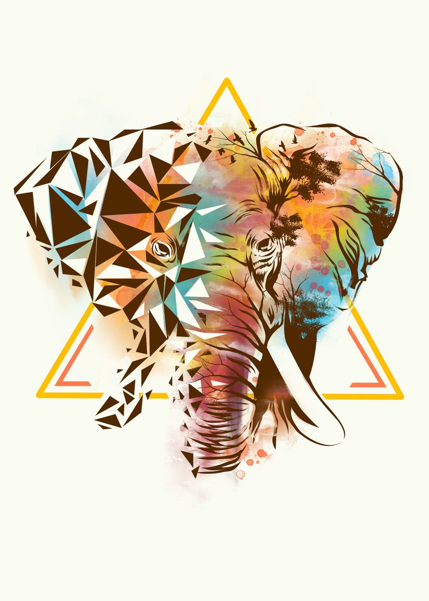 'EleFunk' Poster, picture, metal print, paint by Dan Fajardo | Displate