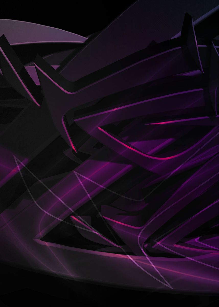 'asus gaming rog' Poster, picture, metal print, paint by M Art | Displate