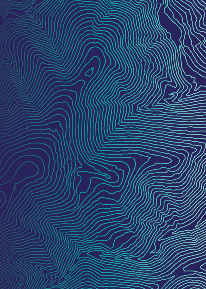 'Abstract Design Shapes' Poster by M Art | Displate