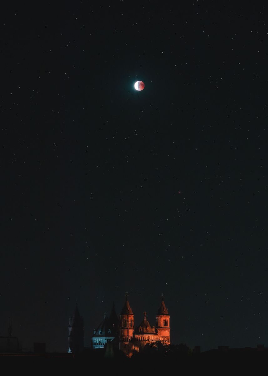 'Lunar Eclipse' Poster by Marc Braner | Displate