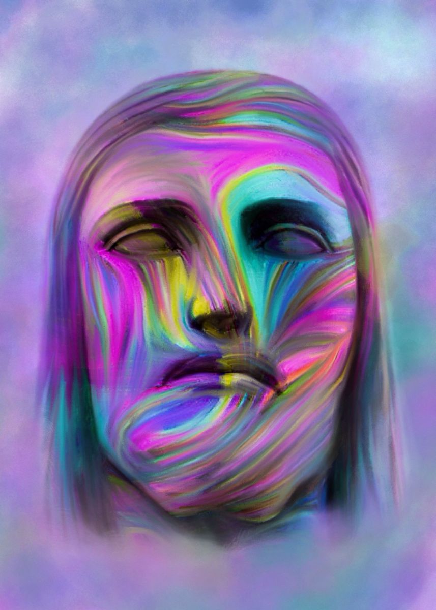 'Christ Colors' Poster by Felipe Navega | Displate