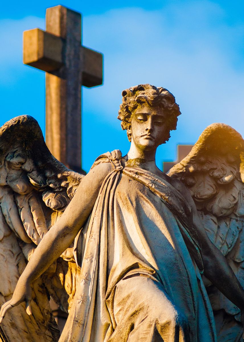 'Saint Michael' Poster, picture, metal print, paint by Vlad Rotaru ...