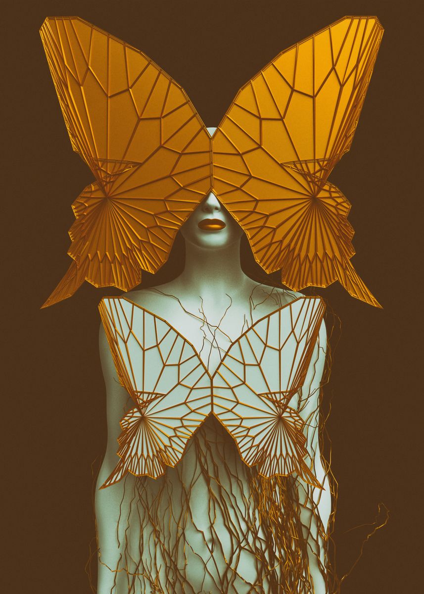 'Transformation II' Poster, picture, metal print, paint by SpaceFrog ...