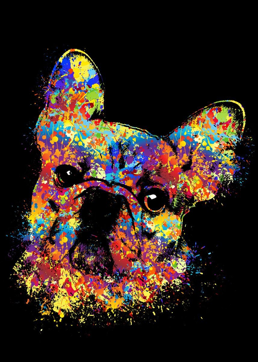 'French Bulldog -Frenchie ' Poster by Lioudmila Perry | Displate