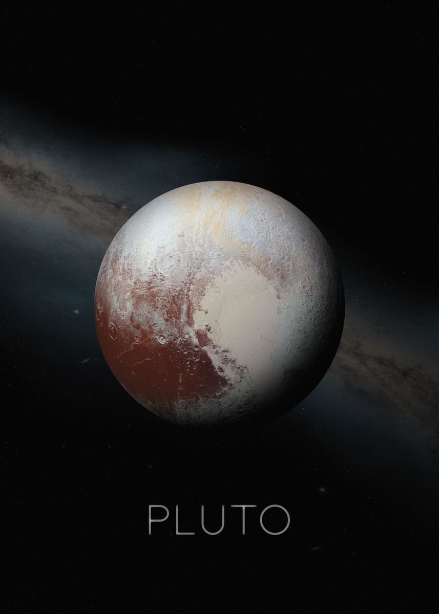 'Pluto' Poster, picture, metal print, paint by Viktor Markstedt | Displate