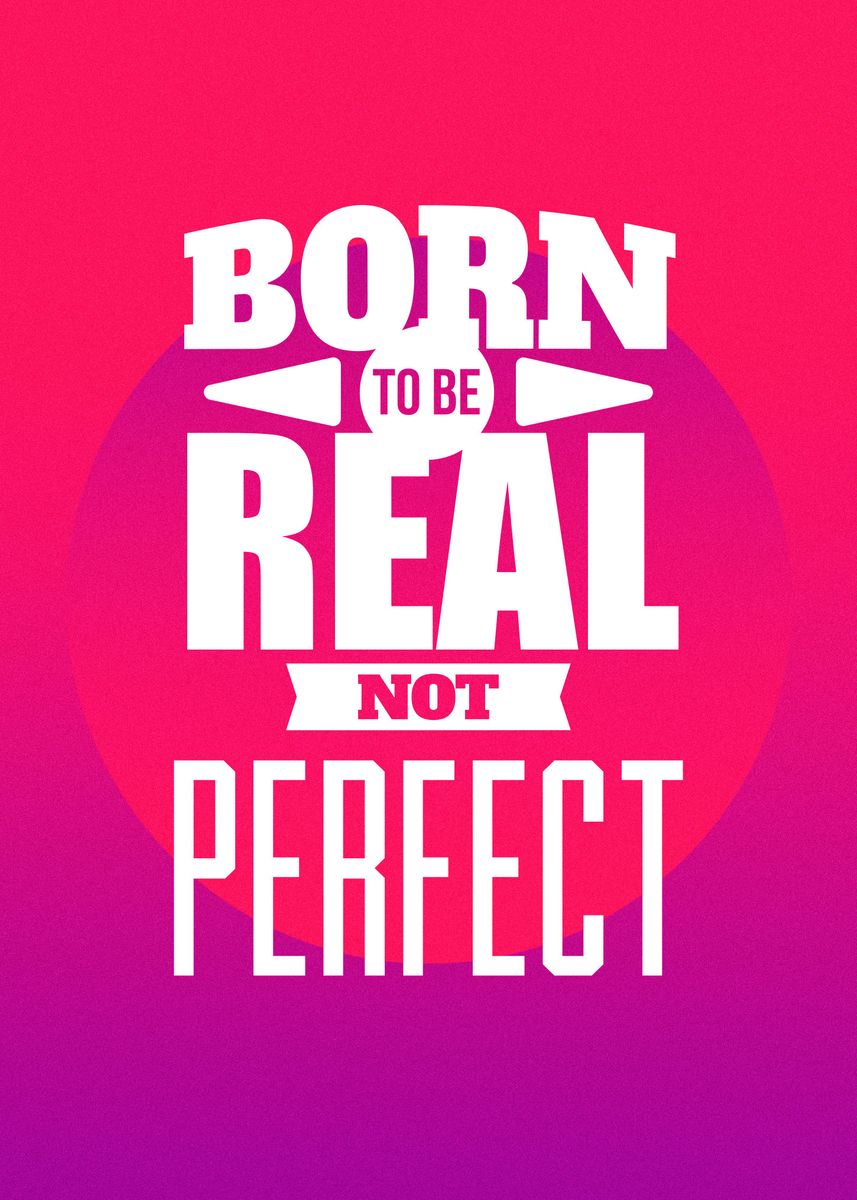 'NOT PERFECT' Poster, picture, metal print, paint by Erick Correa ...