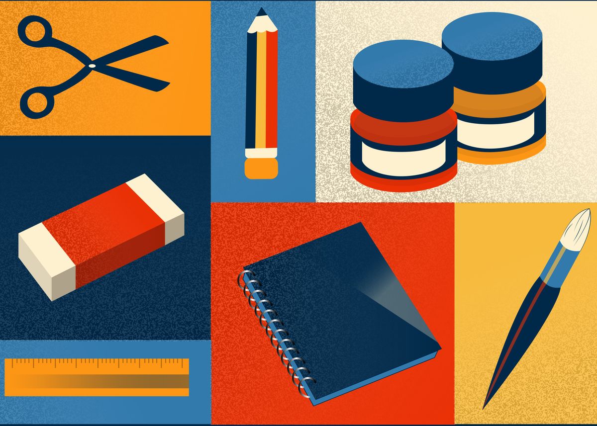 'Artists Paraphernalia' Poster by Arshla Jindal | Displate