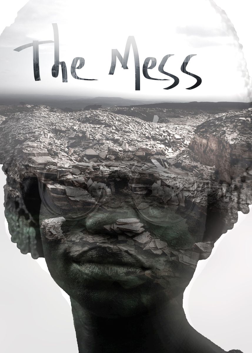 'The mess' Poster, picture, metal print, paint by aoun asghar | Displate