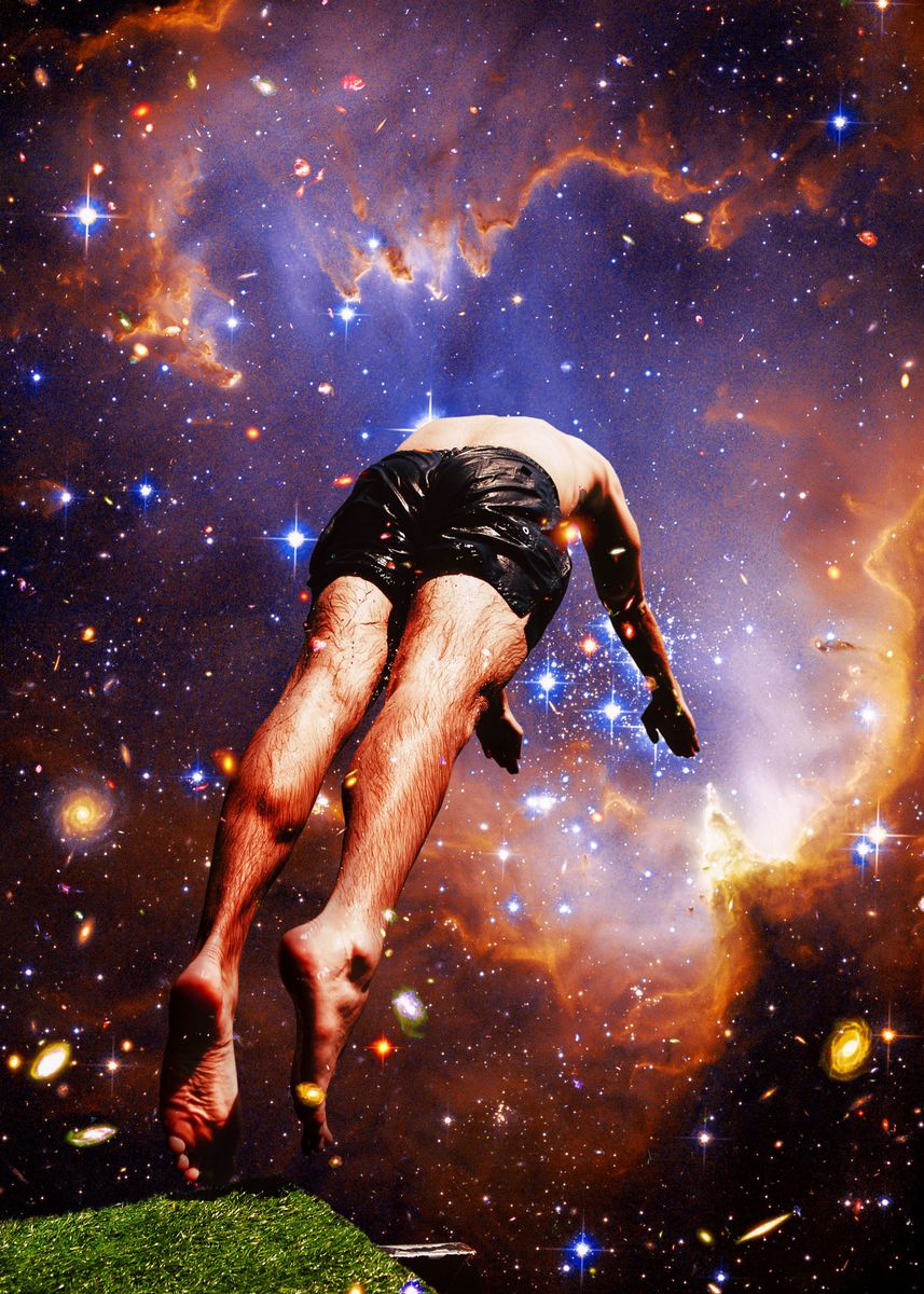 'Jump In' Poster by seam less | Displate