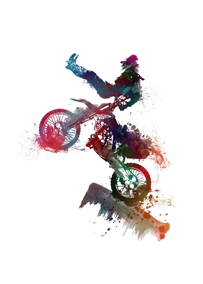 'Motor' Poster, picture, metal print, paint by JBJart Justyna Jaszke ...