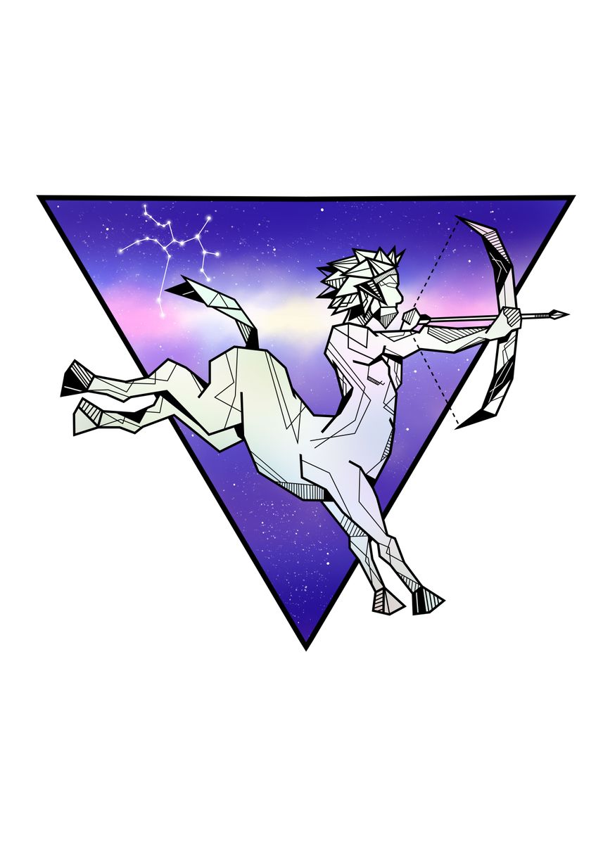 'Sagittarius Centaur' Poster by mailbox disco | Displate