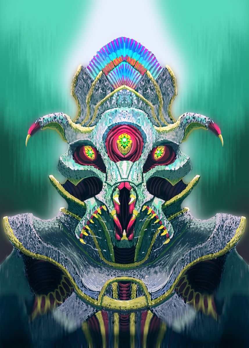 'Bug Off' Poster, picture, metal print, paint by ErFe NaPuLi | Displate