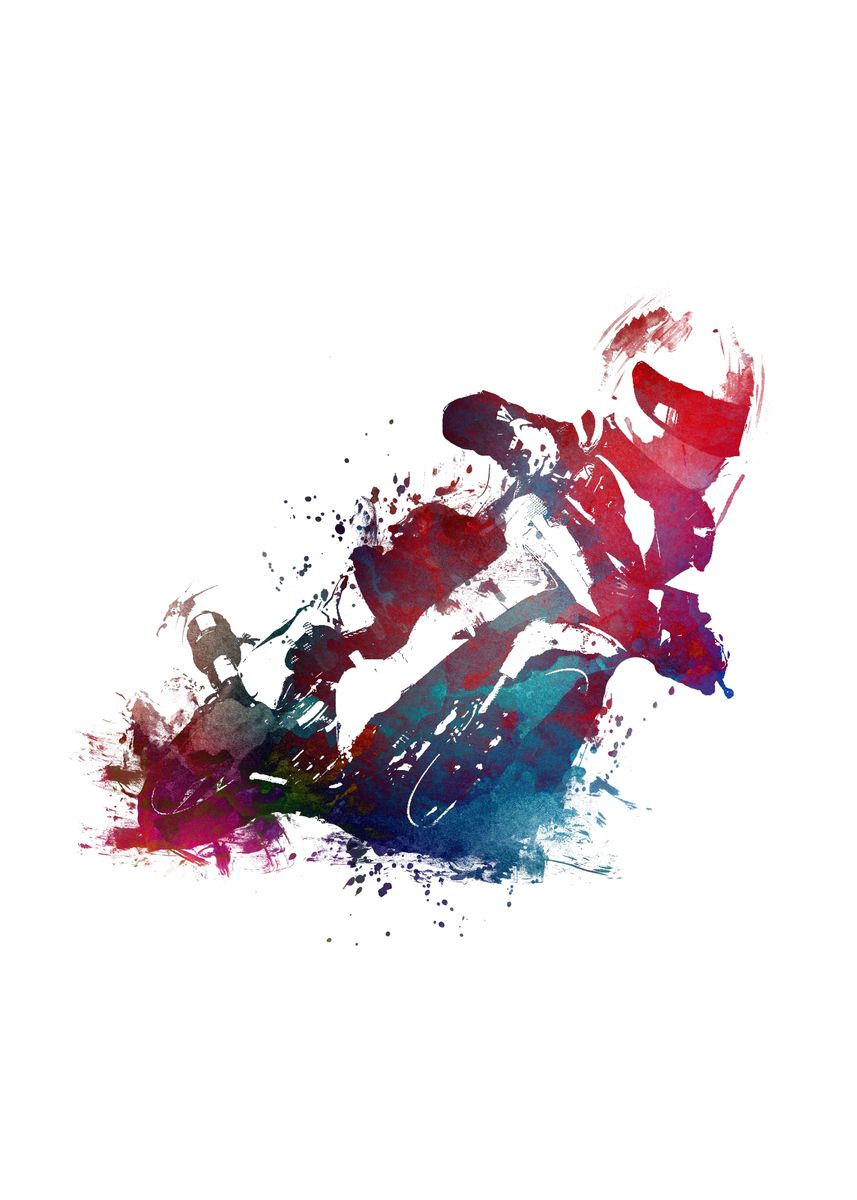 'Motor racing' Poster by JBJart Justyna Jaszke | Displate