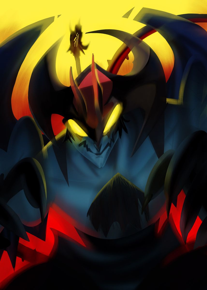 'Devilman appears' Poster, picture, metal print, paint by James Weinreb ...